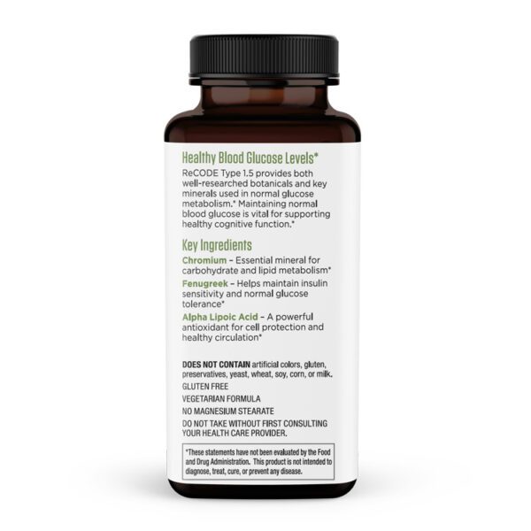 Type 1.5 Glycotoxic - Bredesen ReCODE Protocol Supplements