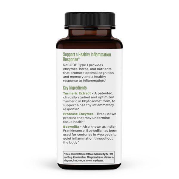 Type 1 Inflammatory - Bredesen ReCODE Protocol Supplements